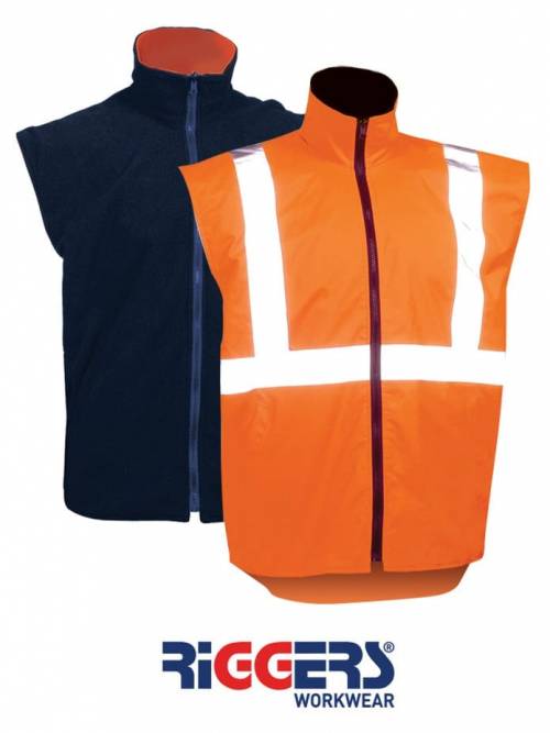 NSW Rail Vented Vest With Reflective Tape - NECA Safety Specialists