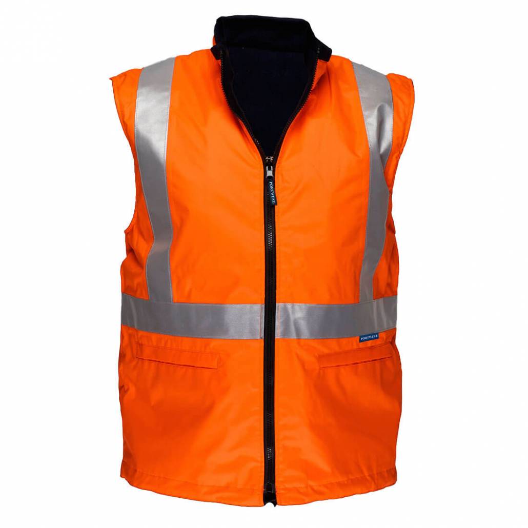 NSW Rail Compliant Reversible Vest with X- NECA Safety Specialists
