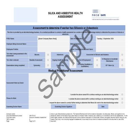 Silica Compliance Document Pack & SWMS - NECA Safety Specialists