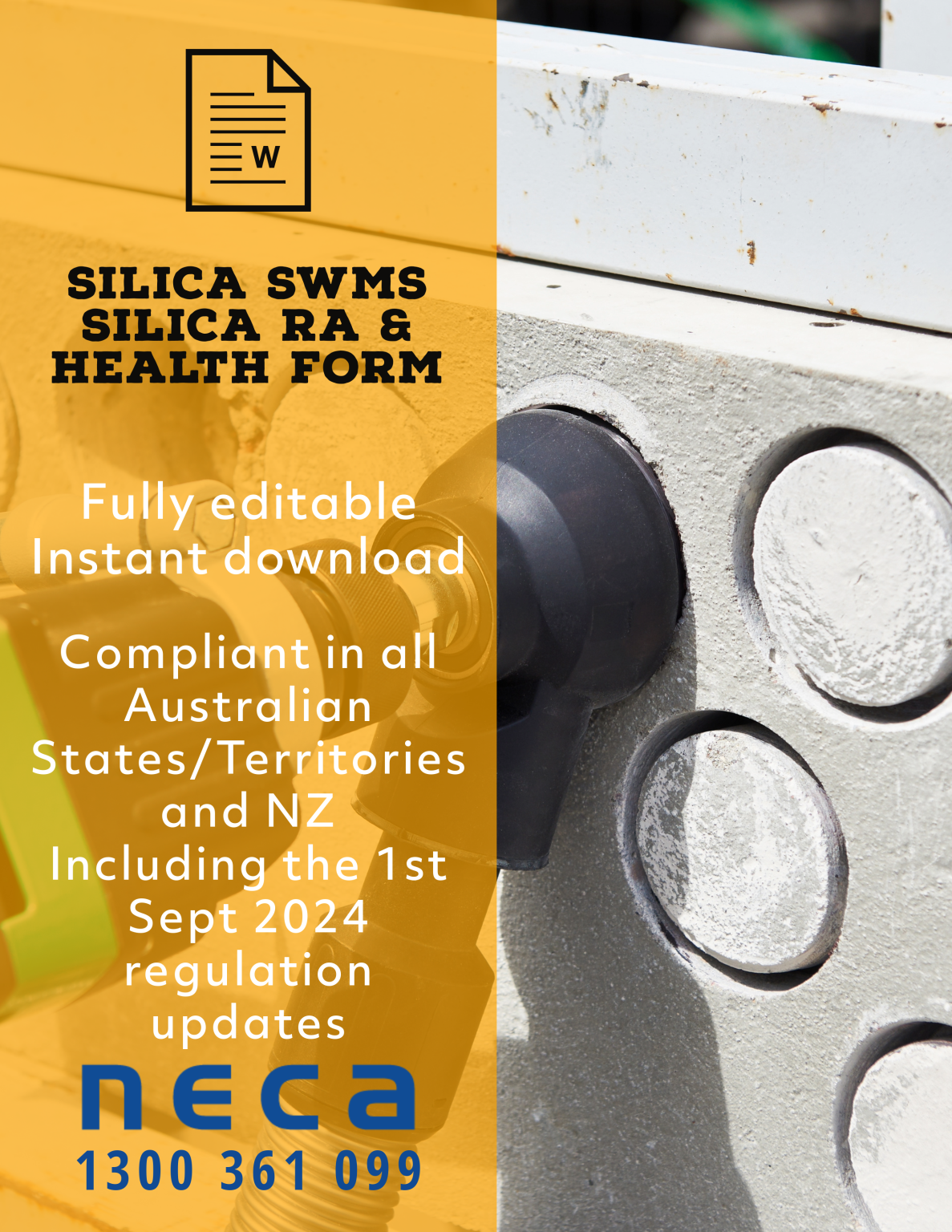 Silica Compliance Document Pack & SWMS - NECA Safety Specialists