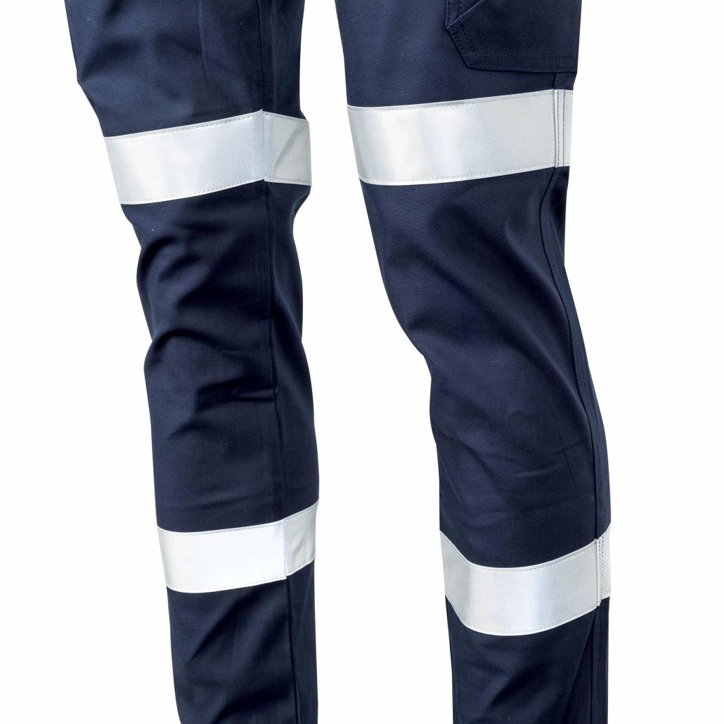 TRU Workwear Midweight Cotton Stretch Cargo Trousers with Bio-motion ...