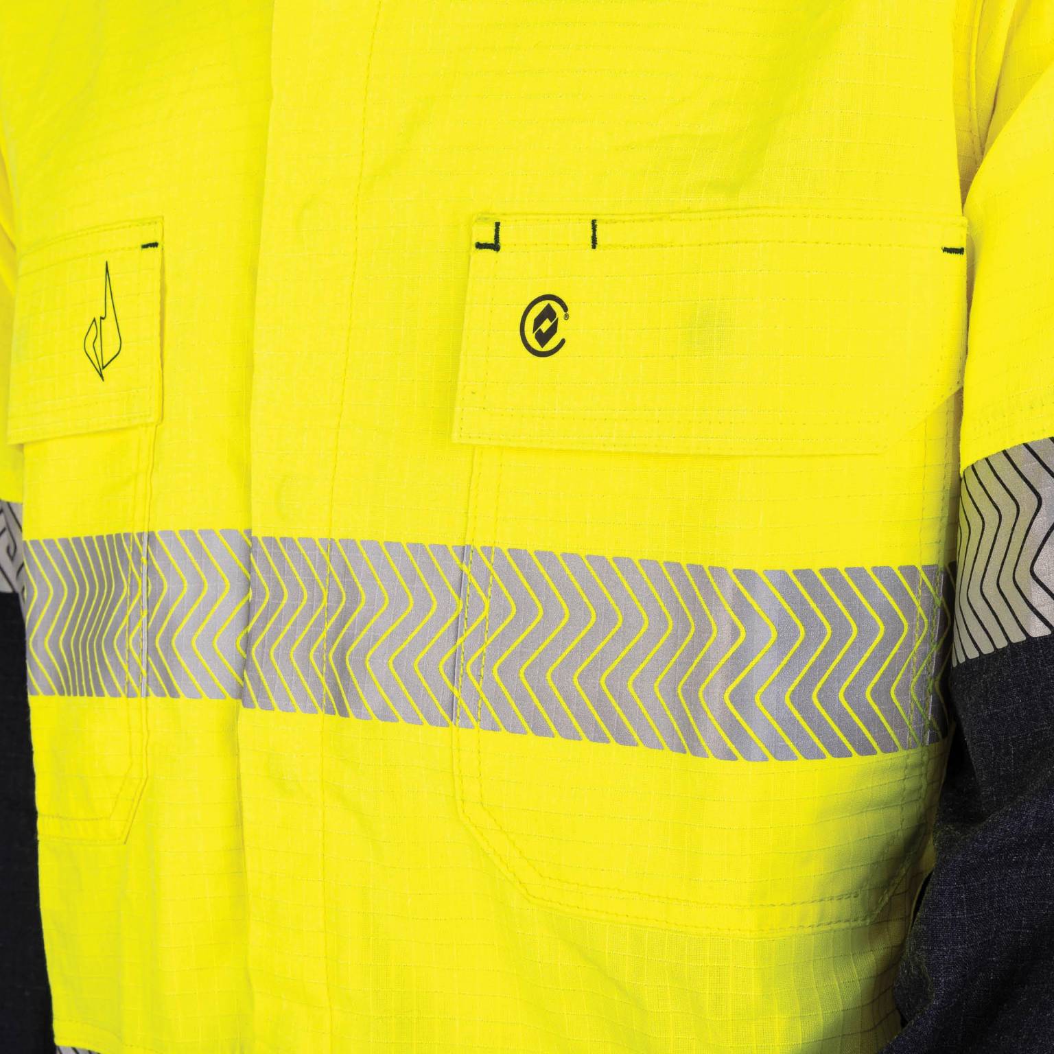 Bool Lightweight PPE1 Two Tone FR Shirt With Segmented FR Reflective ...